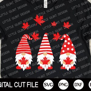 Canada Svg, Maple Leaf Gnome Svg, Canada Day Gnome Svg, Canada Flag ...