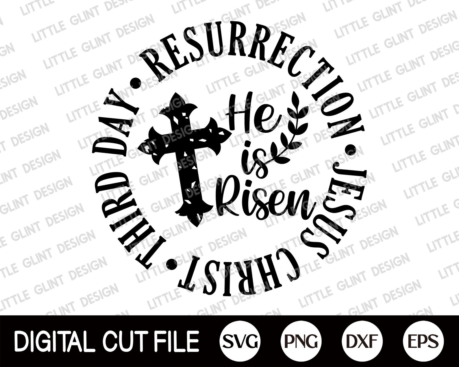 He is Risen Svg Easter Svg Christian Svg Easter Bunny Svg | Etsy