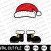 Funny Christmas SVG, Santa Svg, Split Santa Svg, Santa Monogram ...