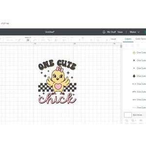 One Cute Chick SVG, Easter Chick SVG, Vintage Easter Girl Gift, Retro ...