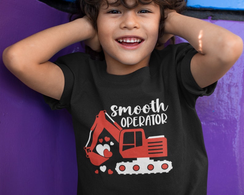 Smooth Operator SVG Kids Valentine SVG Excavator Svg Funny - Etsy