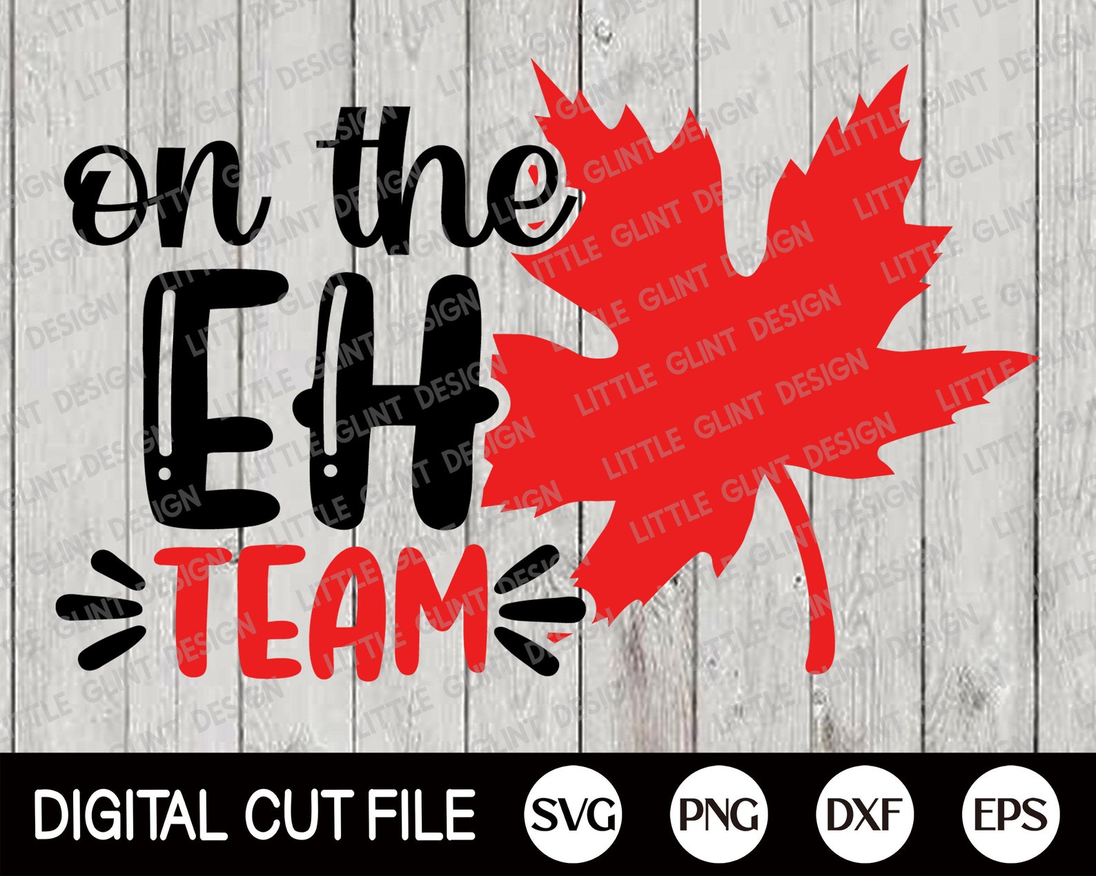 Canada Svg, on the EH Team, Canada Day Svg, Canada Flag Shirt ...