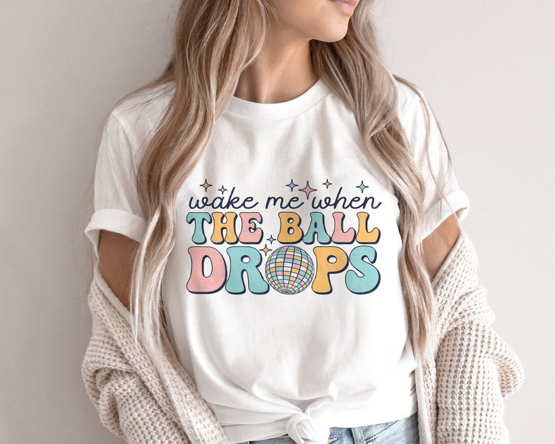 Wake Me When the Ball Drops SVG New Year 2023 SVG Disco Ball - Etsy