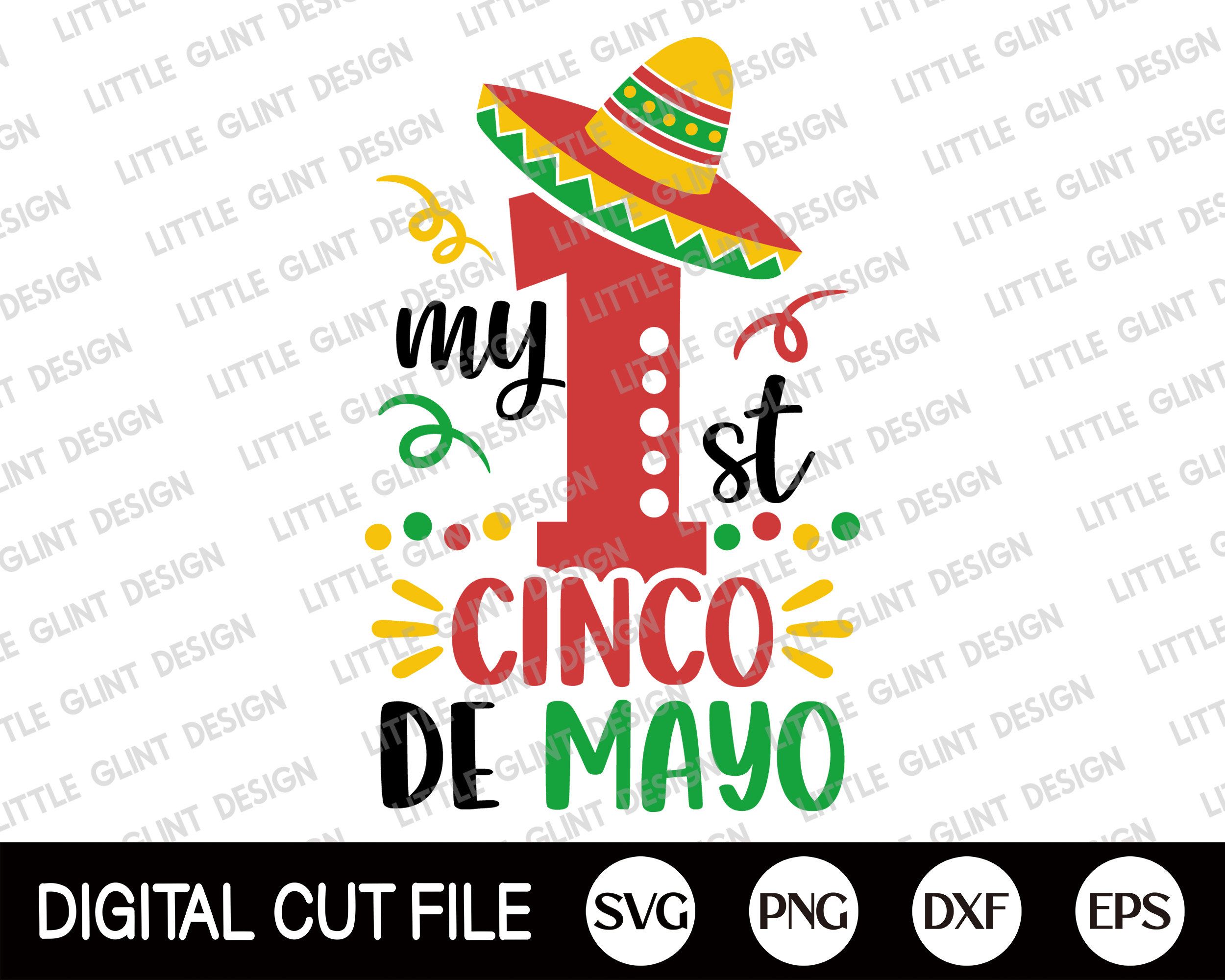 Cinco De Mayo Svg 1st Cinco De Mayo Svg Margarita Svg | Etsy