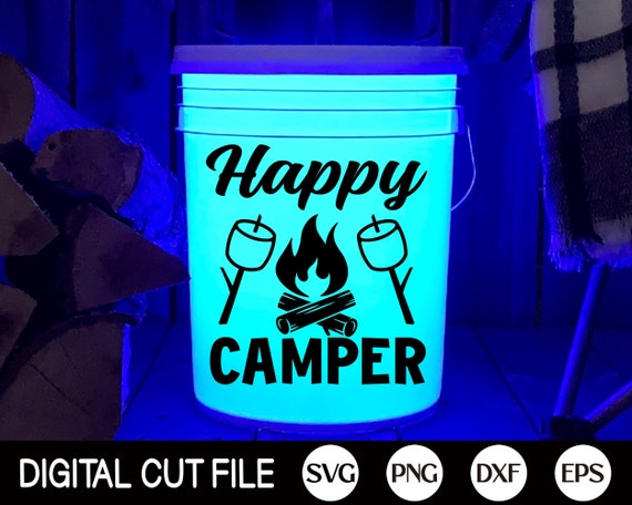 Happy Camper SVG Camping Svg Summer Svg Smore Basket Svg | Etsy