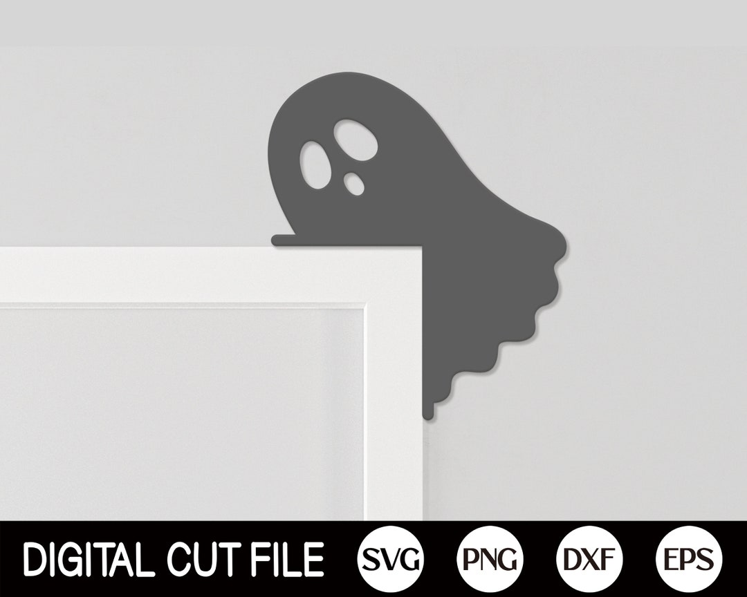 Halloween Ghost Door Trim SVG, Halloween Svg, Door Corner Svg, Ghost ...