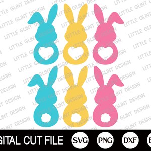 Bunny Svg Bundle, Easter Svg Bundle, Happy Easter Svg, ,bunny Tail ...