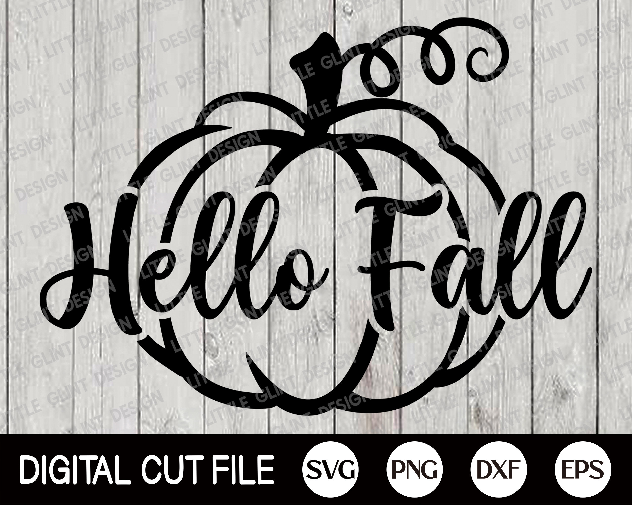 Hello Fall Svg Halloween Svg Fall Svg Thanksgiving Design | Etsy