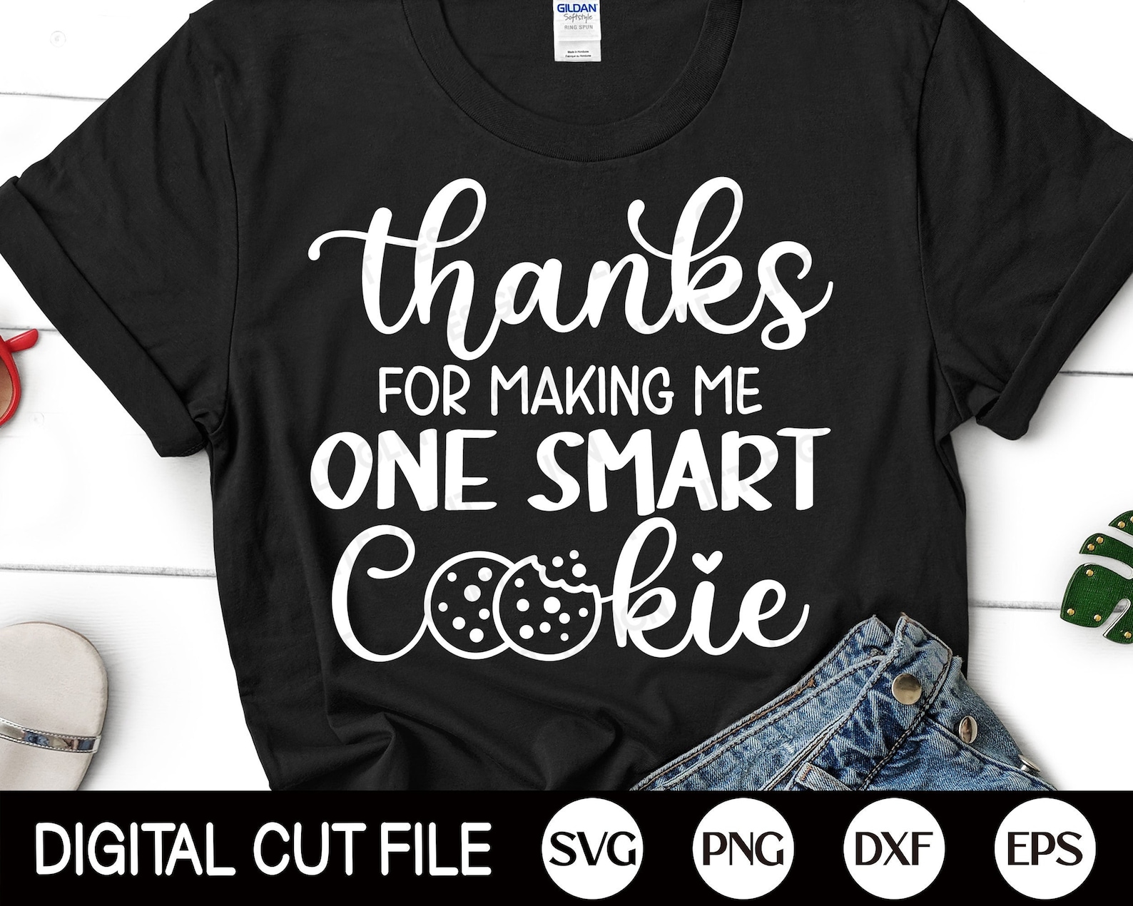 Thanks for Making Me One Smart Cookie SVG, Funny Teacher SVG, Teacher ...