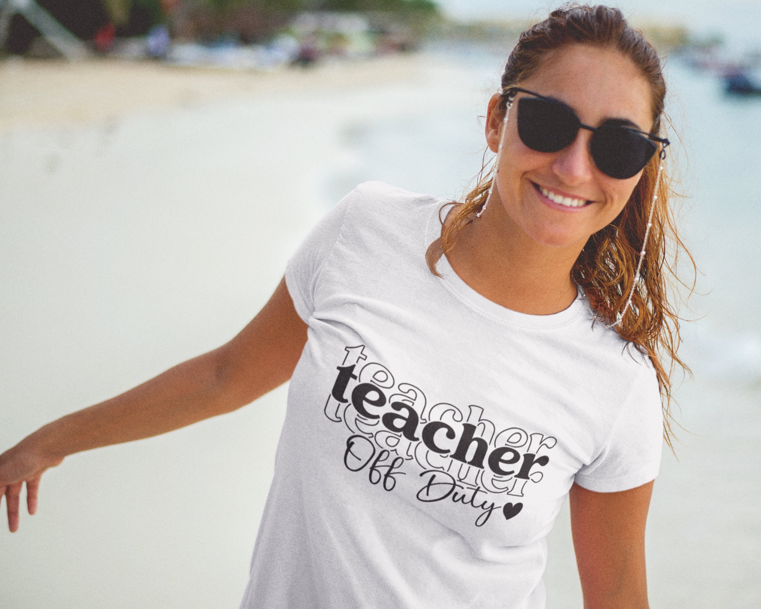 Teacher off Duty SVG, Summer Vacation SVG, Summer Quote Svg, Teacher ...