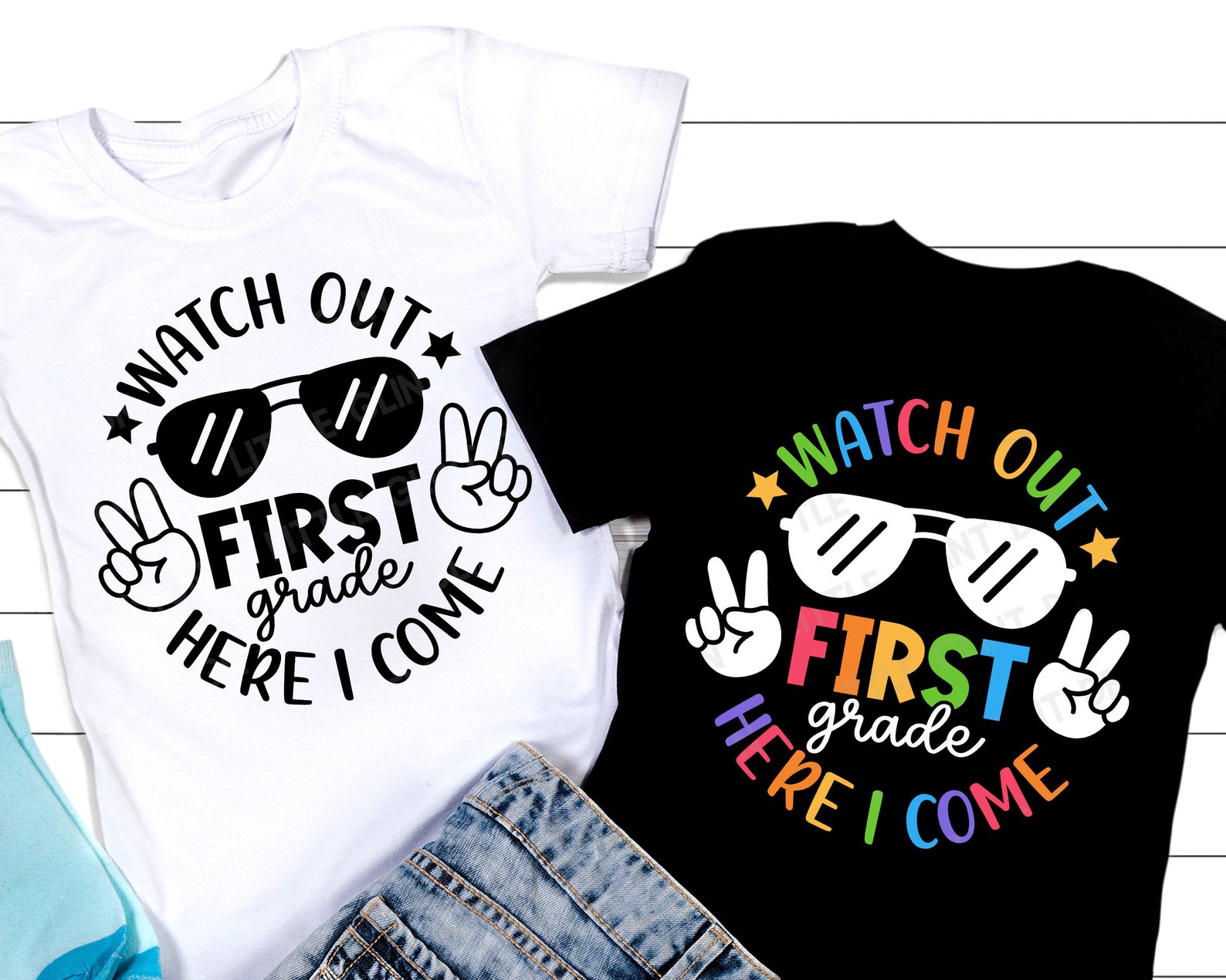 Watch Out First Grade Here I Come SVG PNG, Back to School Svg, 1st ...