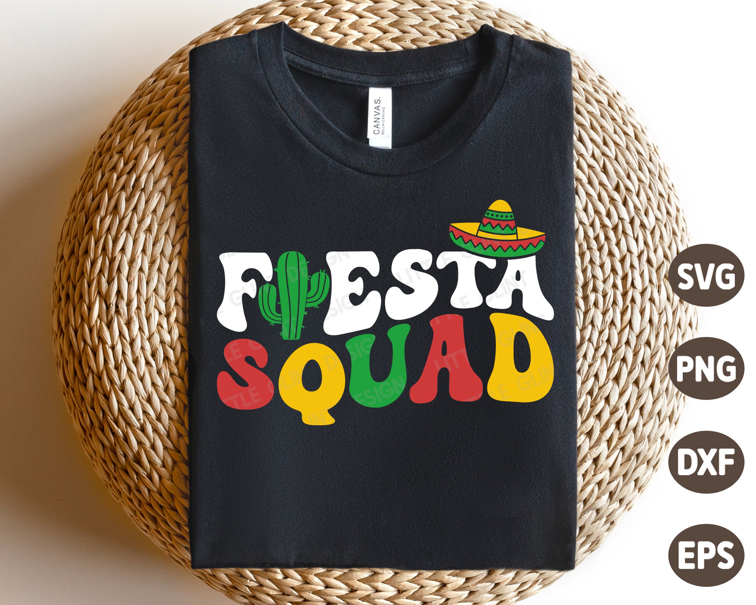 Fiesta Squad SVG Cinco De Mayo SVG Retro Fiesta Shirt - Etsy