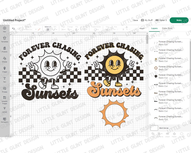 Forever Chasing Sunsets SVG, Retro Summer SVG, Sunshine Png, Groovy ...