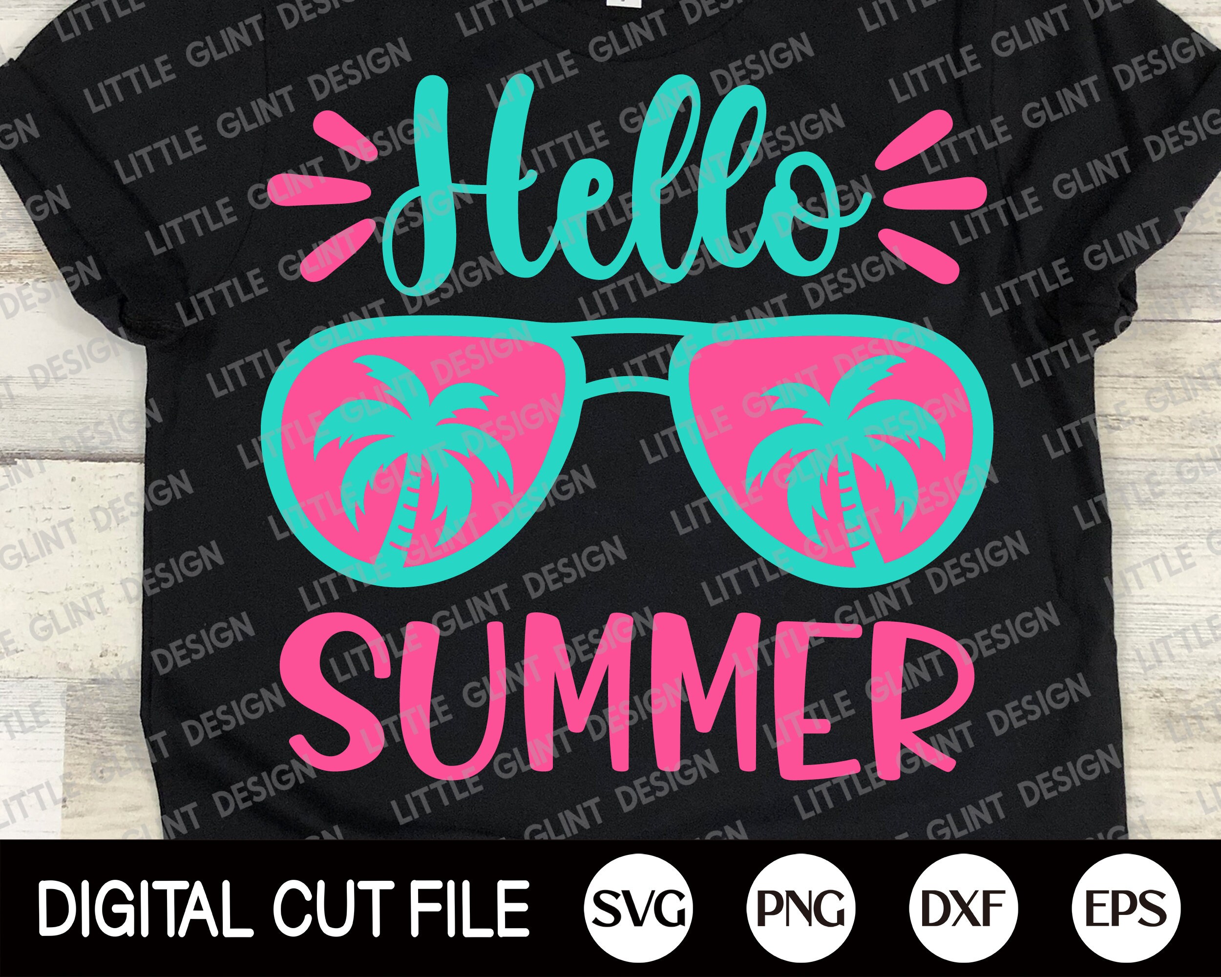 Hello Summer Svg Summer Svg Beach Cut Files Vacation Mode - Etsy