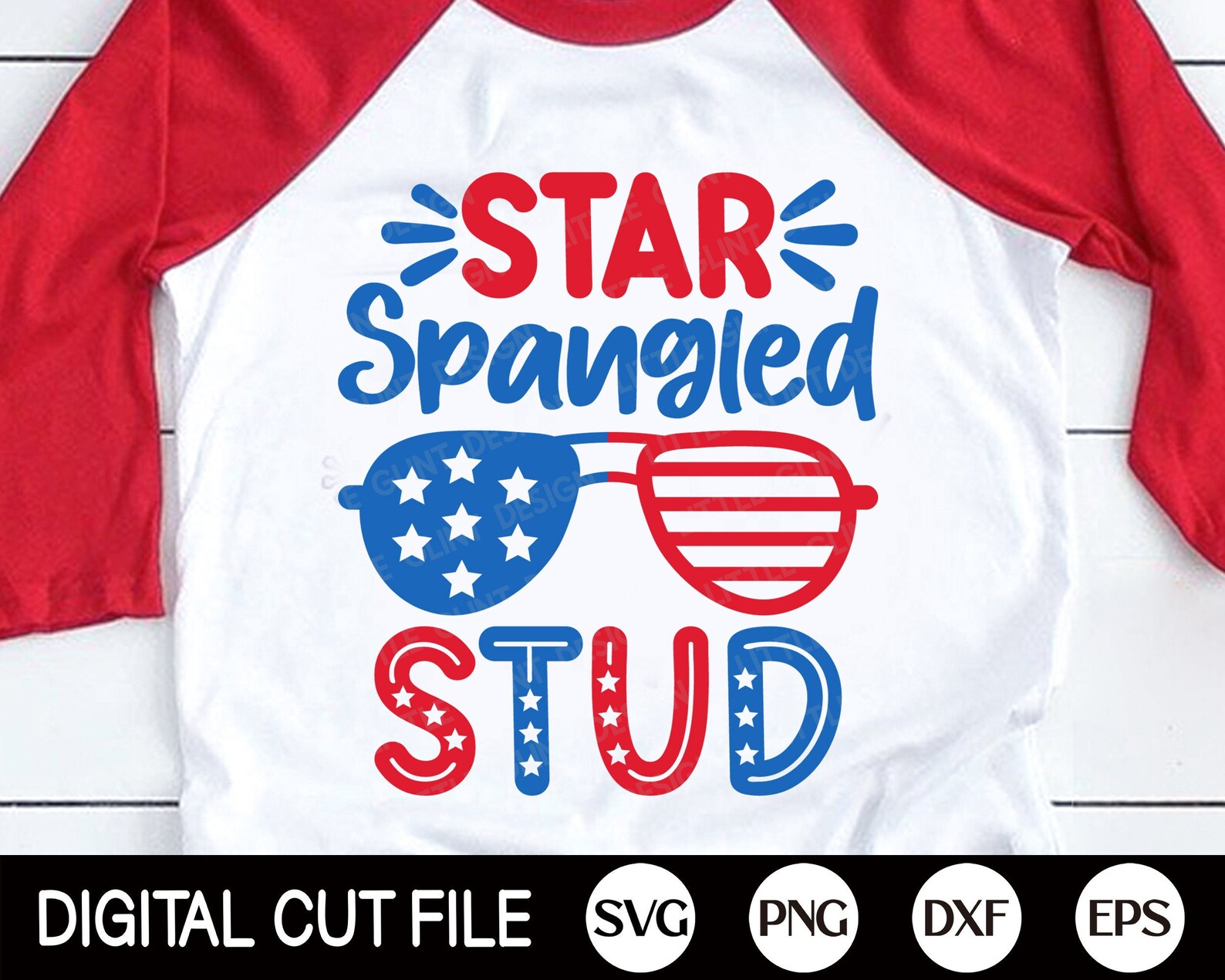 Star Spangled Stud SVG 4th of July Svg Patriotic Svg | Etsy