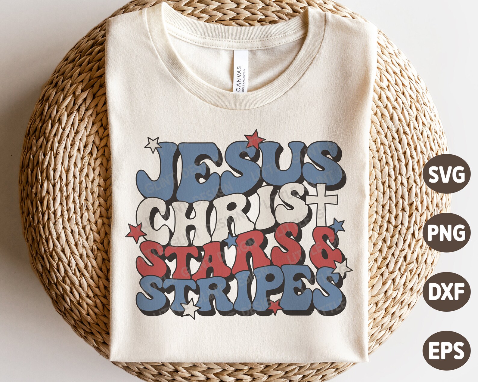 Jesus Christ Stars and Stripes SVG, 4th of July Svg, Patriotic Svg ...
