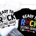 Ready to Rock Second Grade SVG Back to School SVG School - Etsy