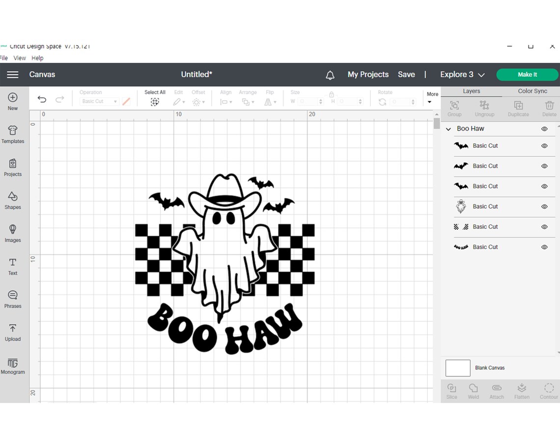 Cowboy Ghost SVG Western Halloween Svg Boo Haw Svg Spooky - Etsy