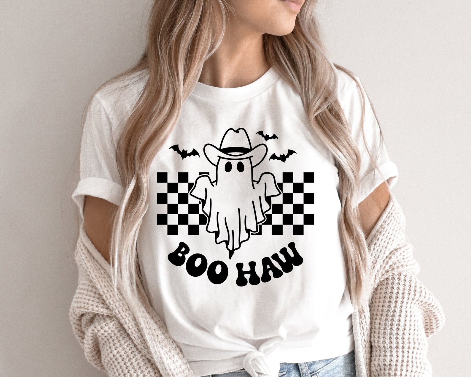 Cowboy Ghost SVG Western Halloween Svg Boo Haw Svg Spooky - Etsy