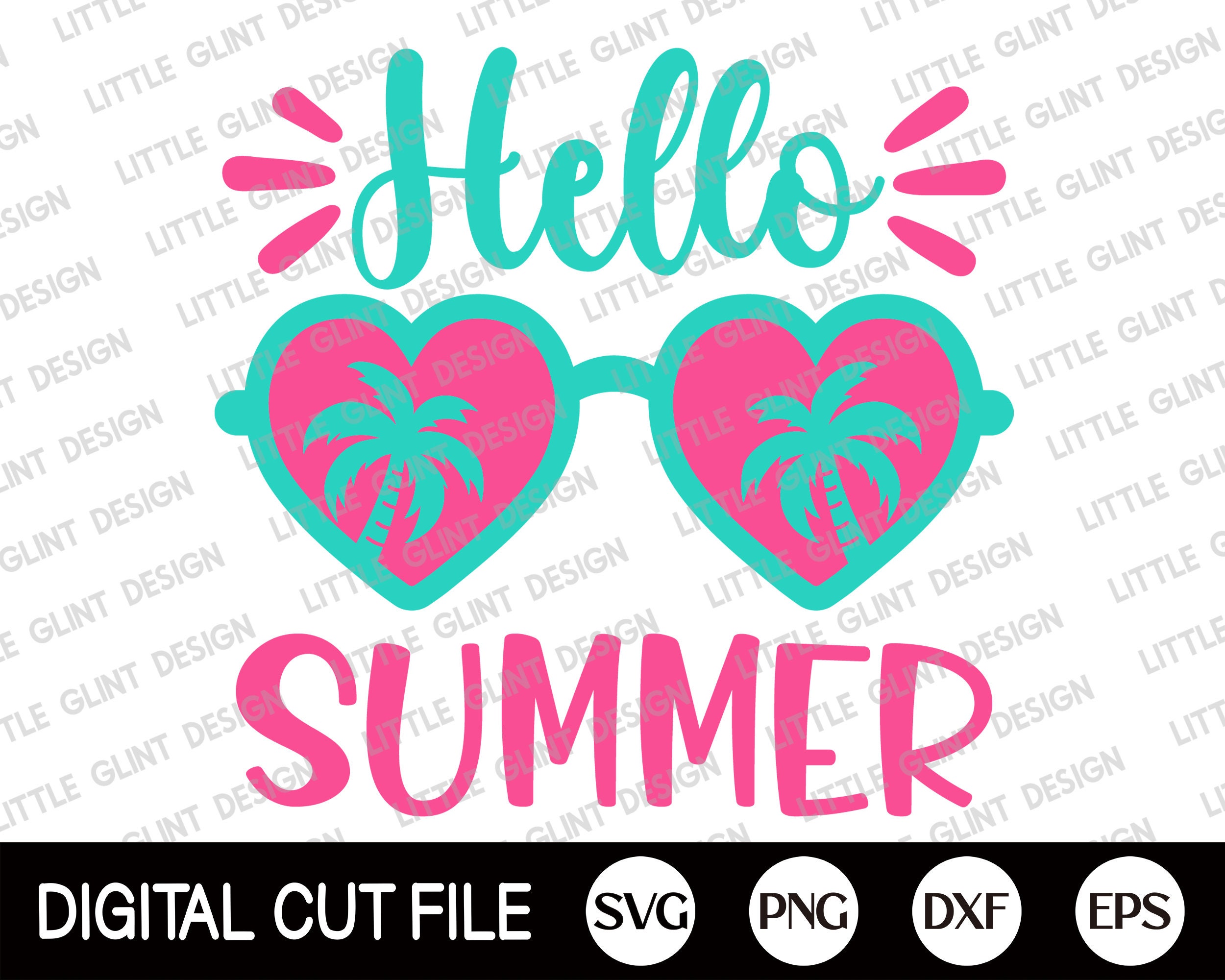 Hello Summer Svg Summer Svg Beach Cut Files Vacation Mode - Etsy