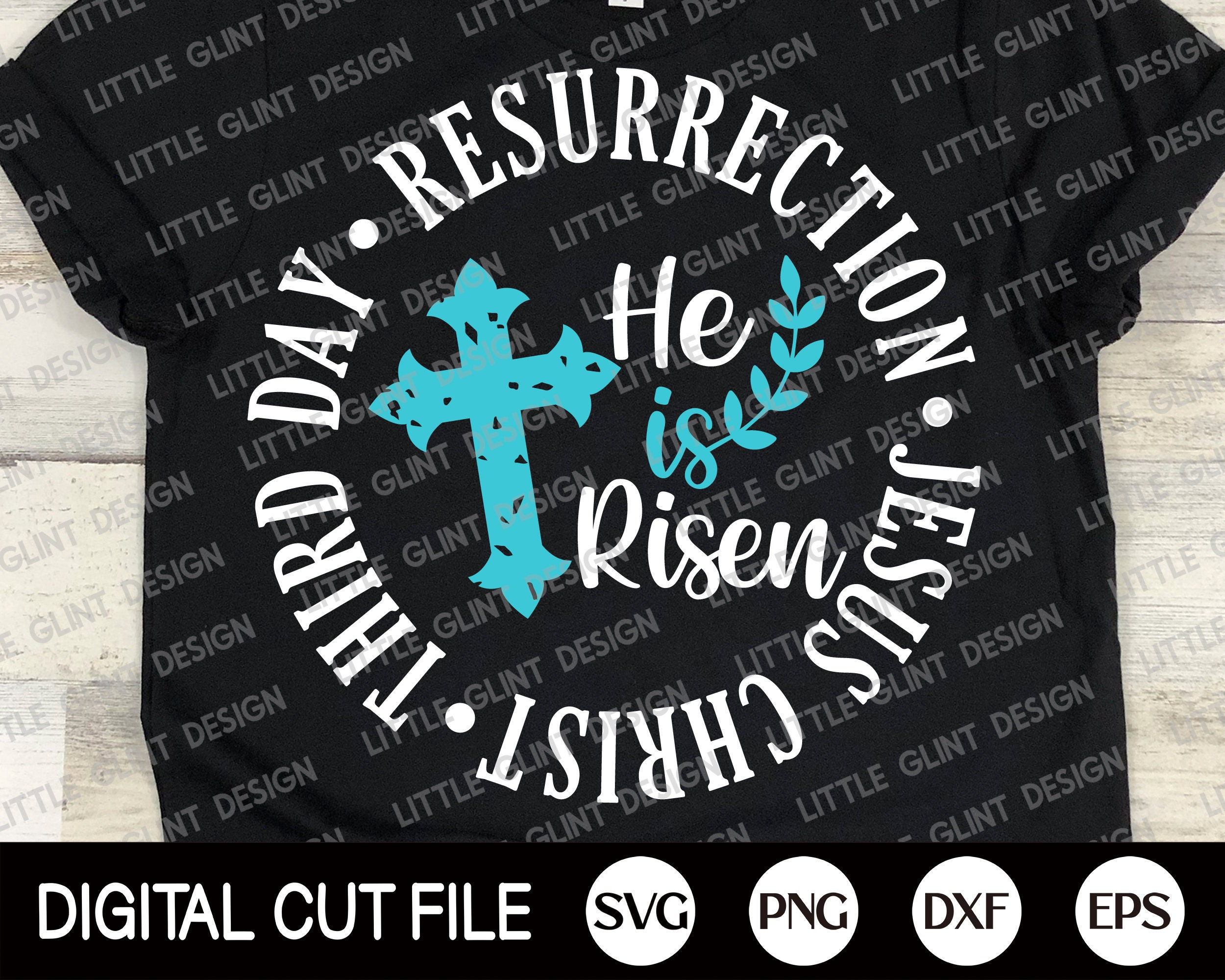 He is Risen Svg Easter Svg Christian Svg Easter Bunny Svg | Etsy