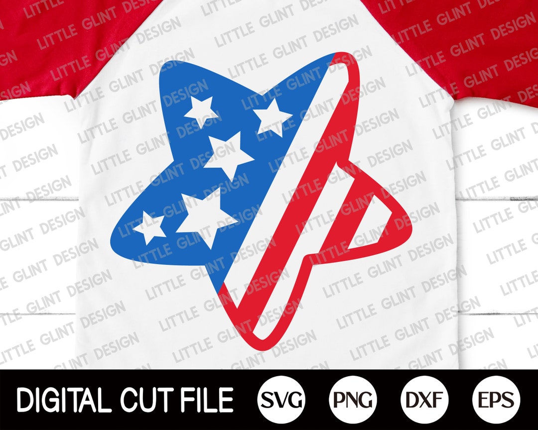 4th of July Svg, Star Clip Art, Independence Day, Memorial Day ...