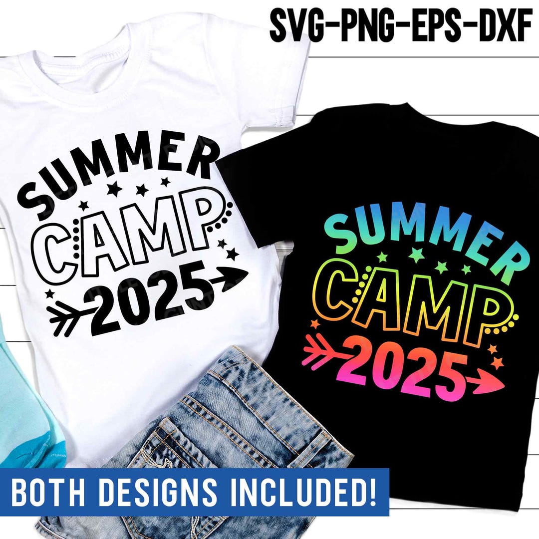 Summer Camp 2025 SVG, Camping Svg, Summer Quote Svg, Summer Vacation ...