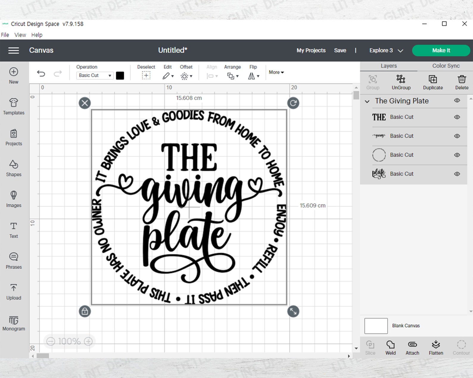 Giving Plate SVG the Giving Plate Sharing Plate Svg Cookie - Etsy