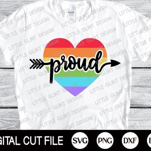 Gay Pride Svg, Proud Svg, Pride Png, Rainbow Svg, LGBTQ Svg, Lesbian ...