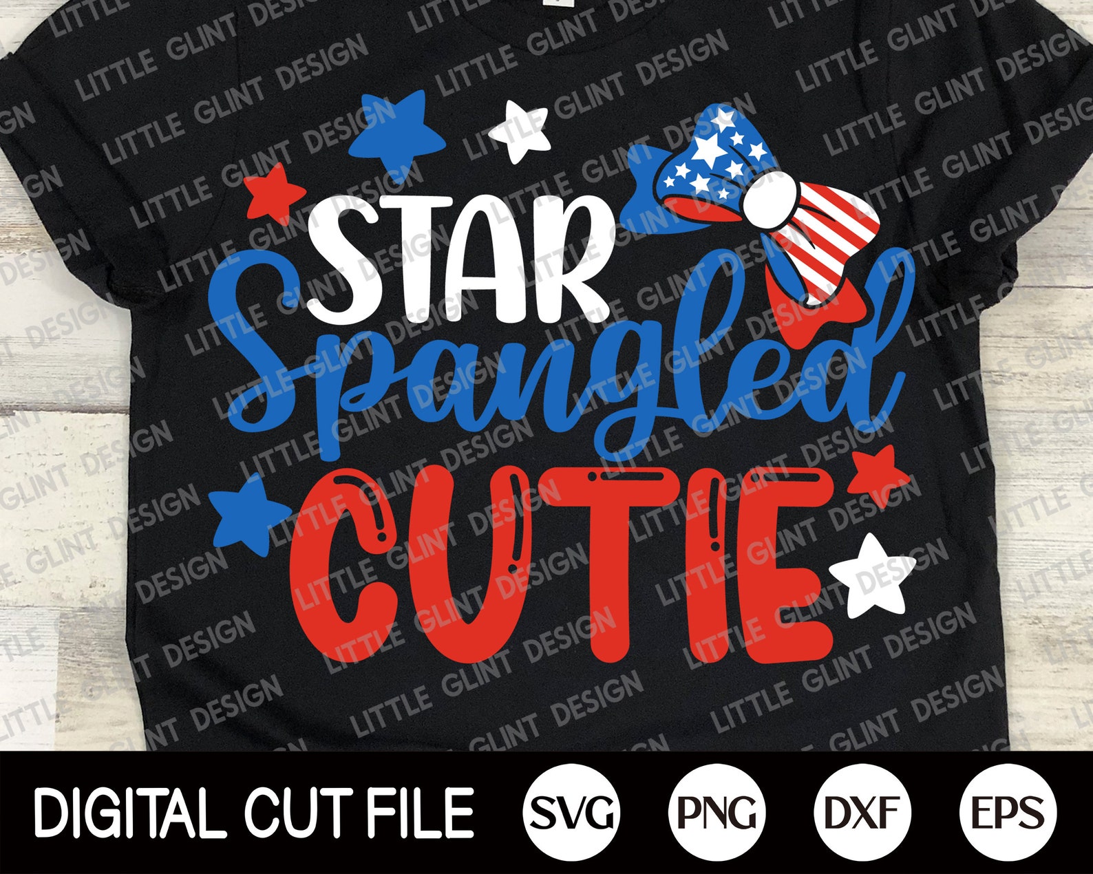 4th of July Svg Star Spangled Cutie Svg Independence day | Etsy