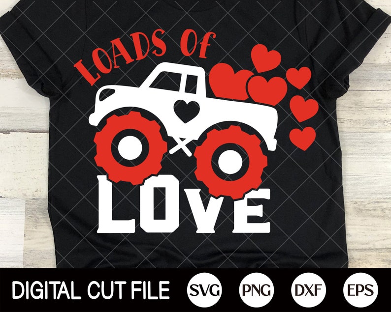 Loads of Love Svg Funny Valentine Svg Valentine Truck Svg - Etsy
