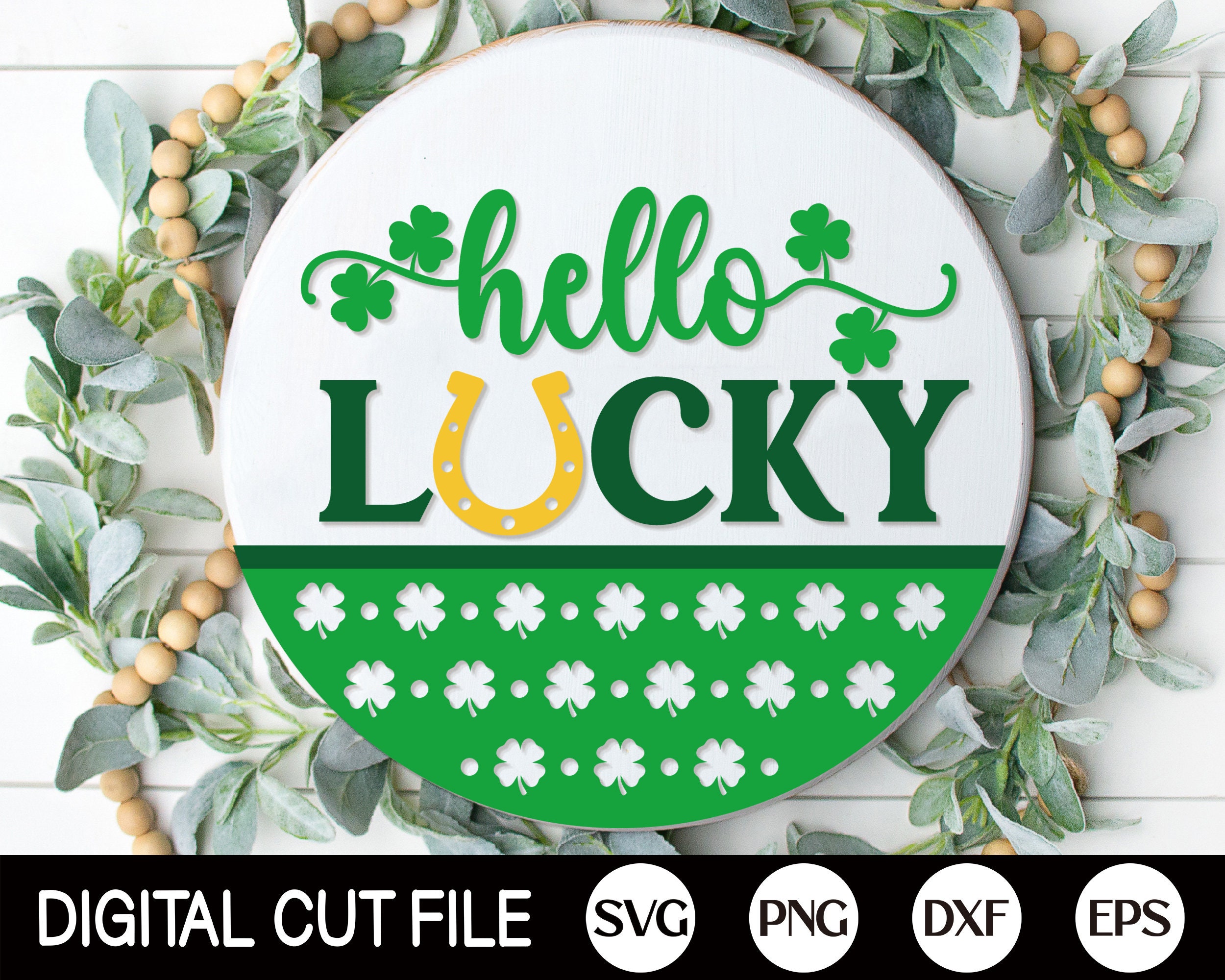 St Patricks Day Welcome Sign Bundle Door Hanger SVG St - Etsy