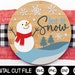 Let It Snow Welcome Sign SVG, Christmas Door Hanger SVG, Snowman Svg ...