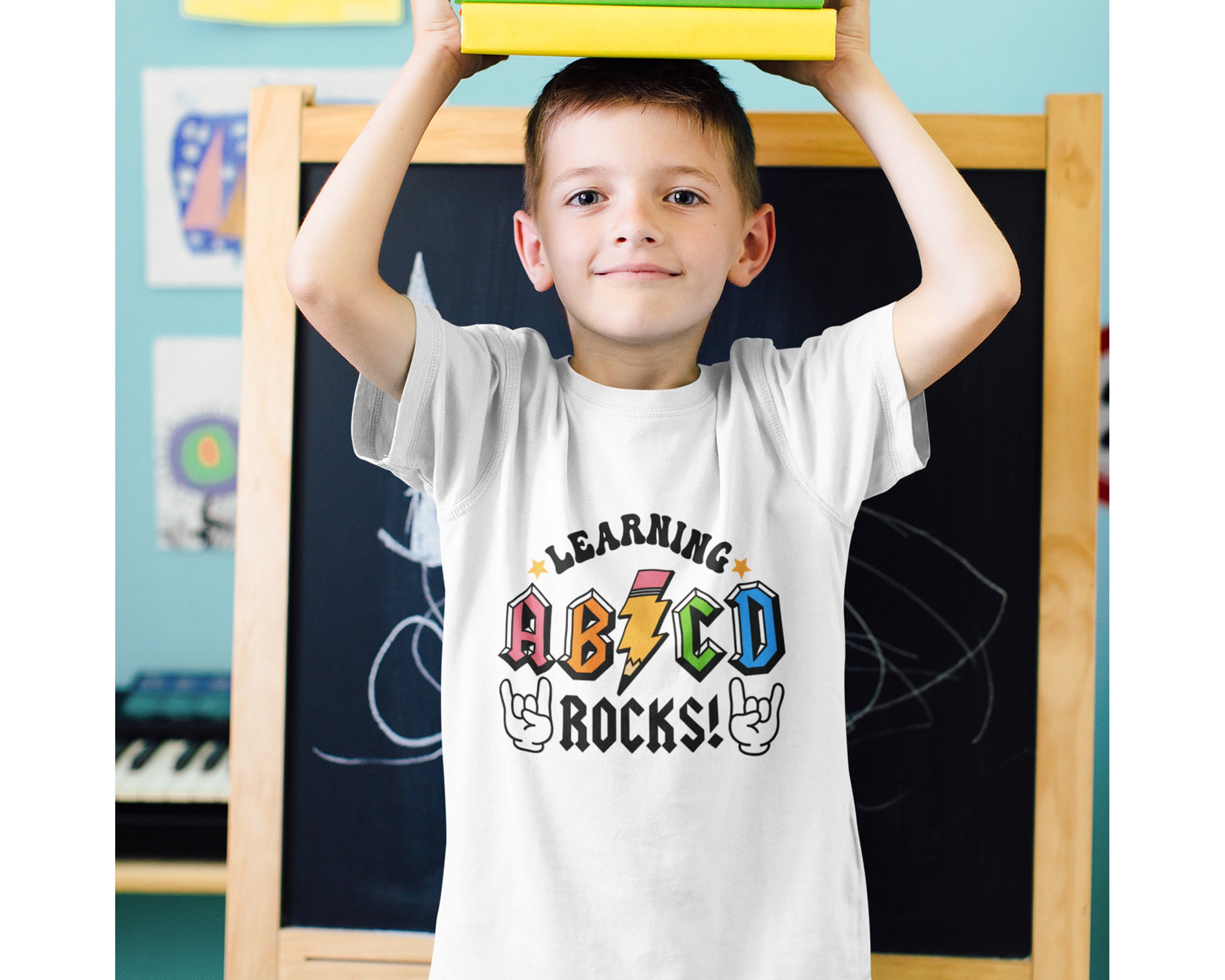 ABCD Learning Rocks SVG PNG, Back to School Svg, Teacher Appreciation ...