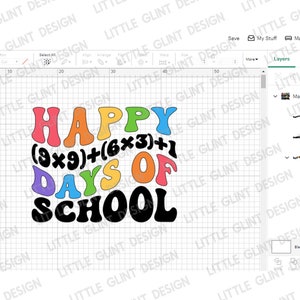 Math Formula 100 Days of School SVG, 100 Days SVG, Reto 100 Days of ...