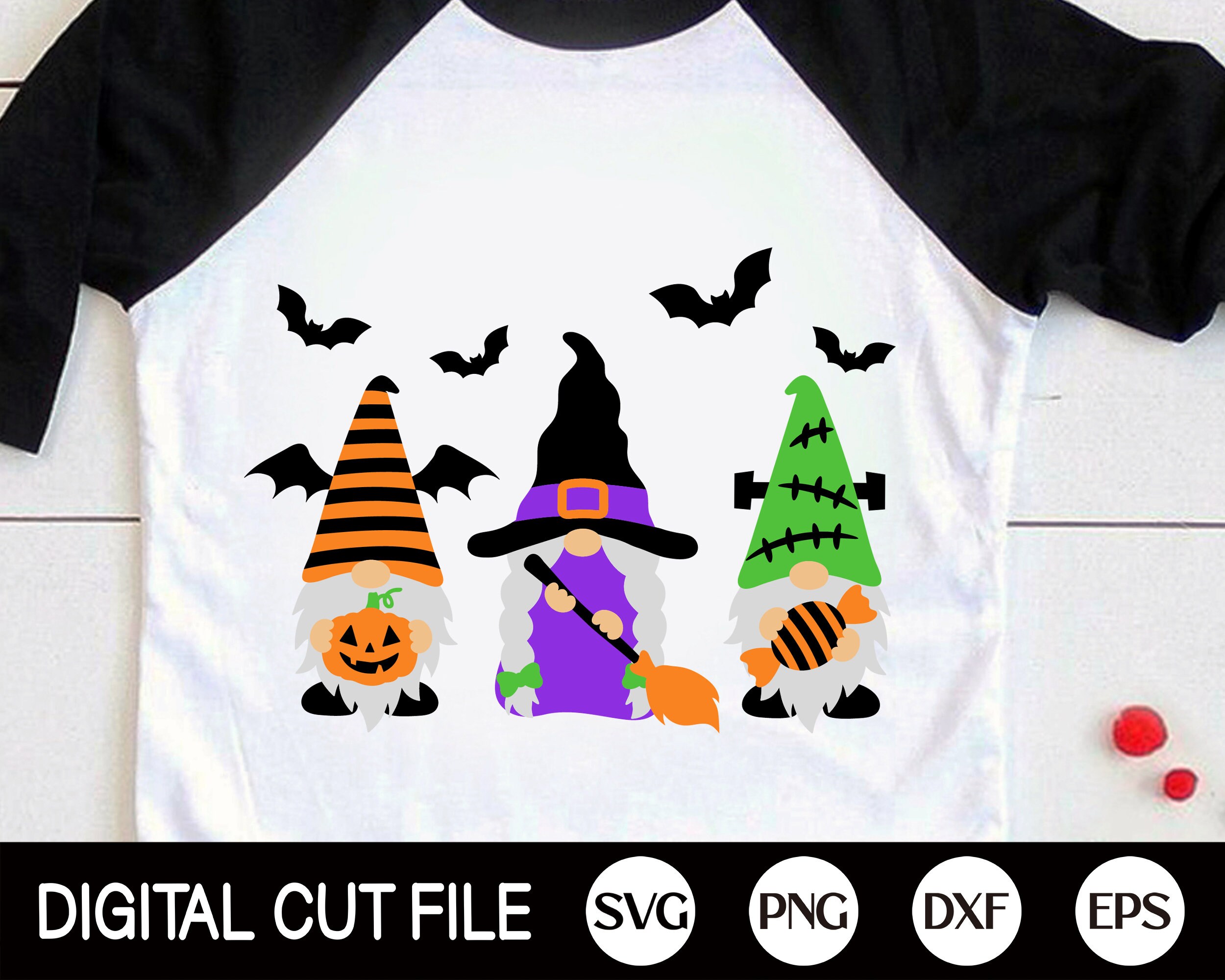 Halloween Svg Gnome with Pumpkin Halloween Gnome Svg | Etsy