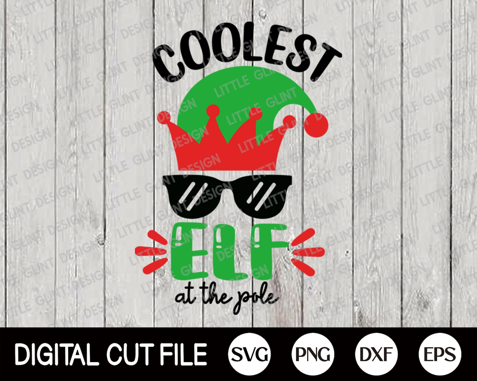 Coolest ELF SVG Funny Christmas Svg Xmas Shirt Elf Svg - Etsy