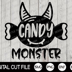 Candy Monster Svg, Halloween Svg, Spooky Svg, Halloween Costume ...