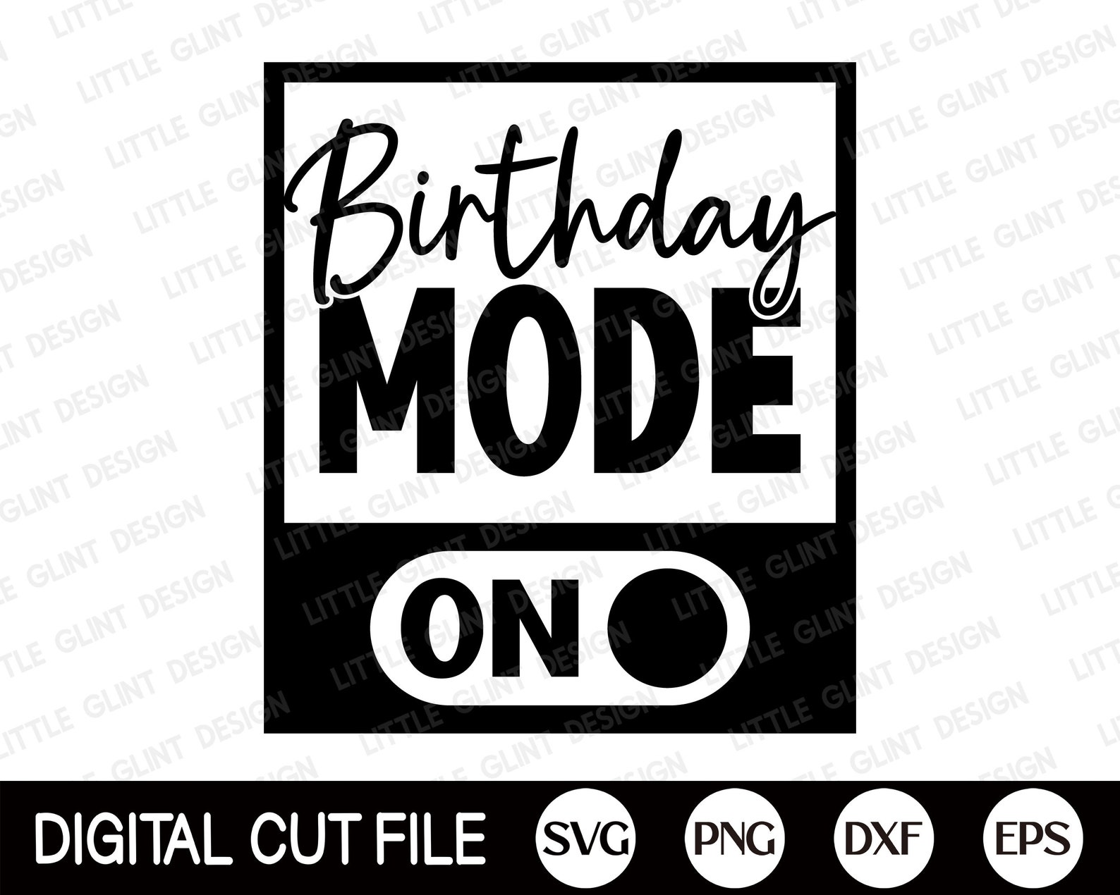 Birthday Mode on Svg Birthday Svg Birthday Boy Birthday | Etsy
