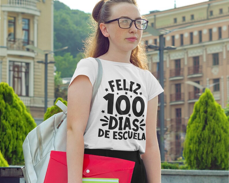 Feliz 100 Dias De Escuela SVG, 100 Days of School Spanish Svg, 100th ...