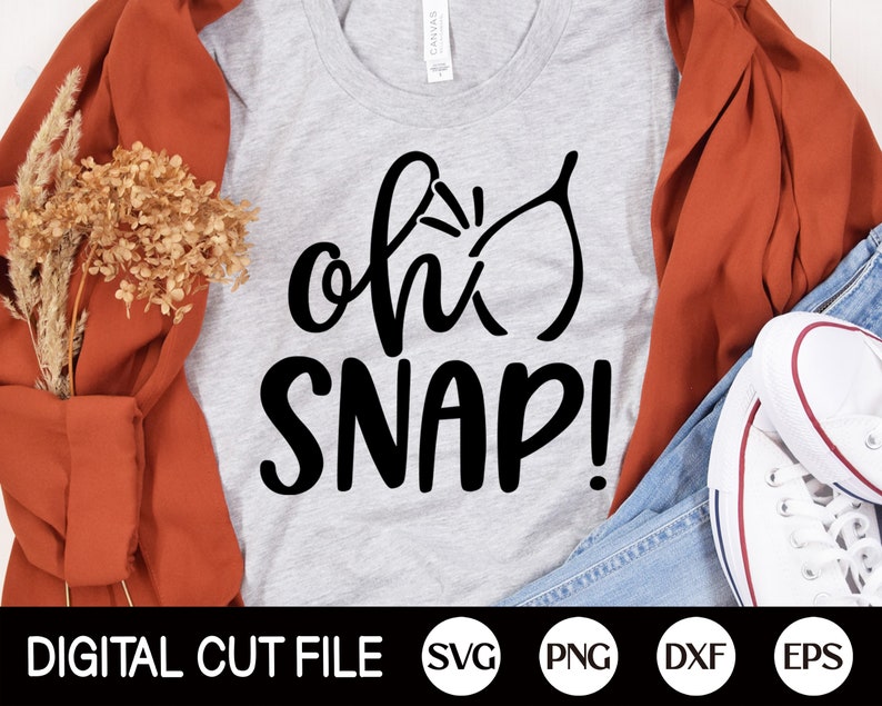 Oh Snap SVG Thanksgiving Svg Thanksgiving Quote Thankful - Etsy
