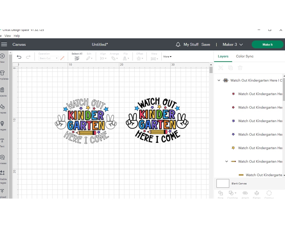 Watch Out Kindergarten Here I Come Svg, Back to School Svg, 1st Day of ...