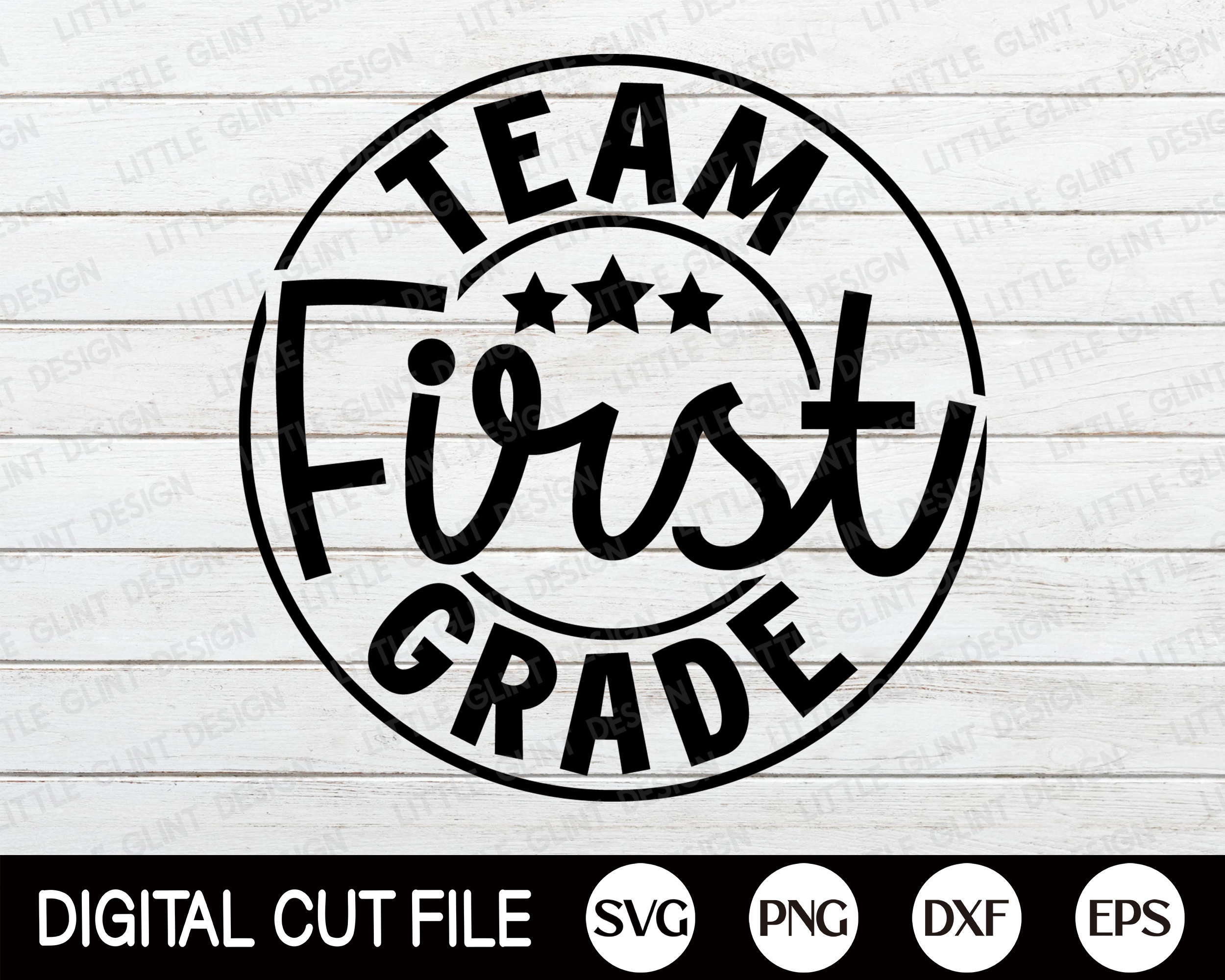 Team First Grade SVG Back to School Last Day of School SVG - Etsy