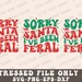 Sorry Santa I've Been Feral Svg, Retro Christmas SVG, Holiday Quotes ...