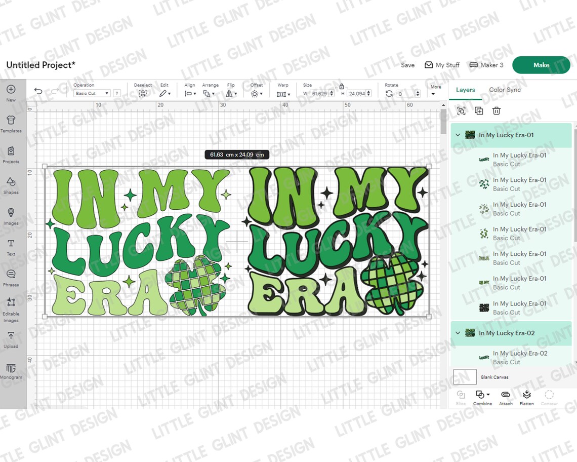 In My Lucky Era SVG, St Patricks Day SVG, Shamrock Png, Clover Checker ...