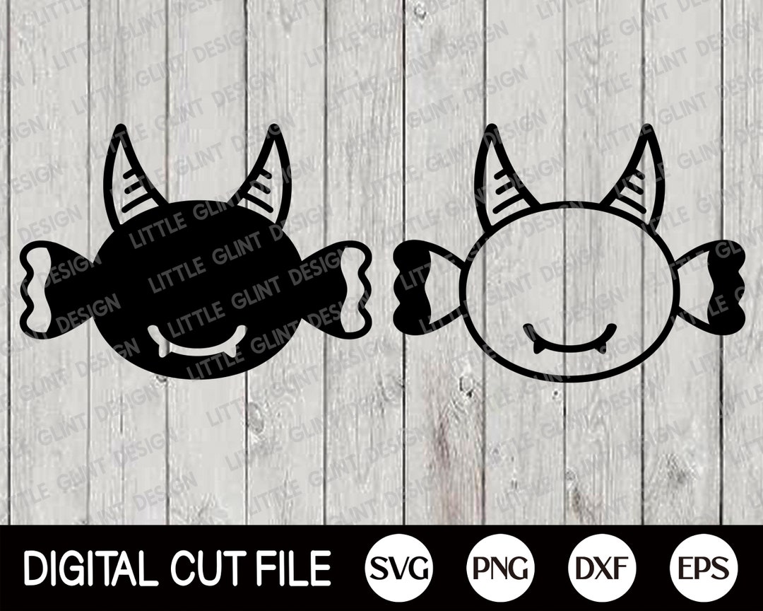 Monster Candy Monogram Svg Bundle, Halloween Svg, Spooky Svg, Candy ...