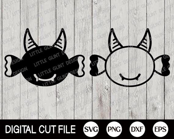 Monster Candy Monogram Svg Bundle Halloween Svg Spooky Svg - Etsy