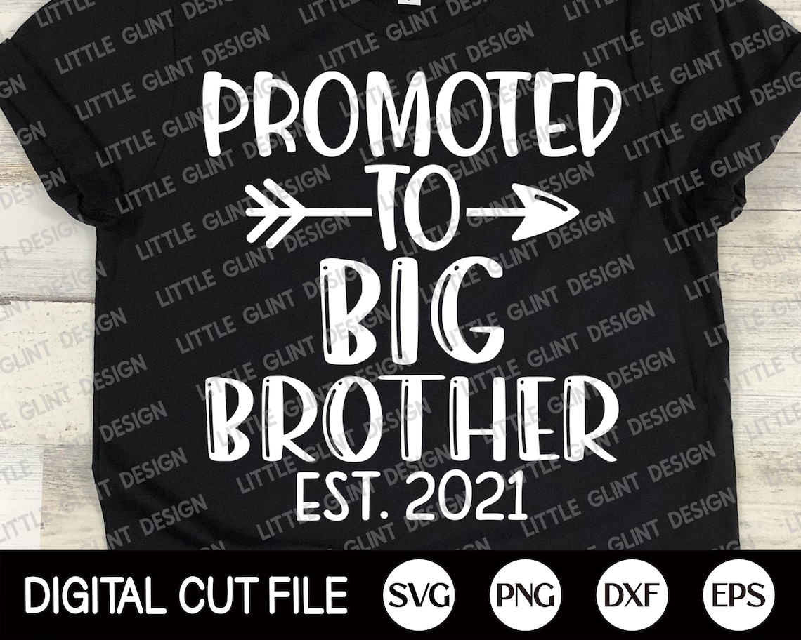 Promoted To Big Brother Svg Big Brother Svg 2021 Svg Big Etsy
