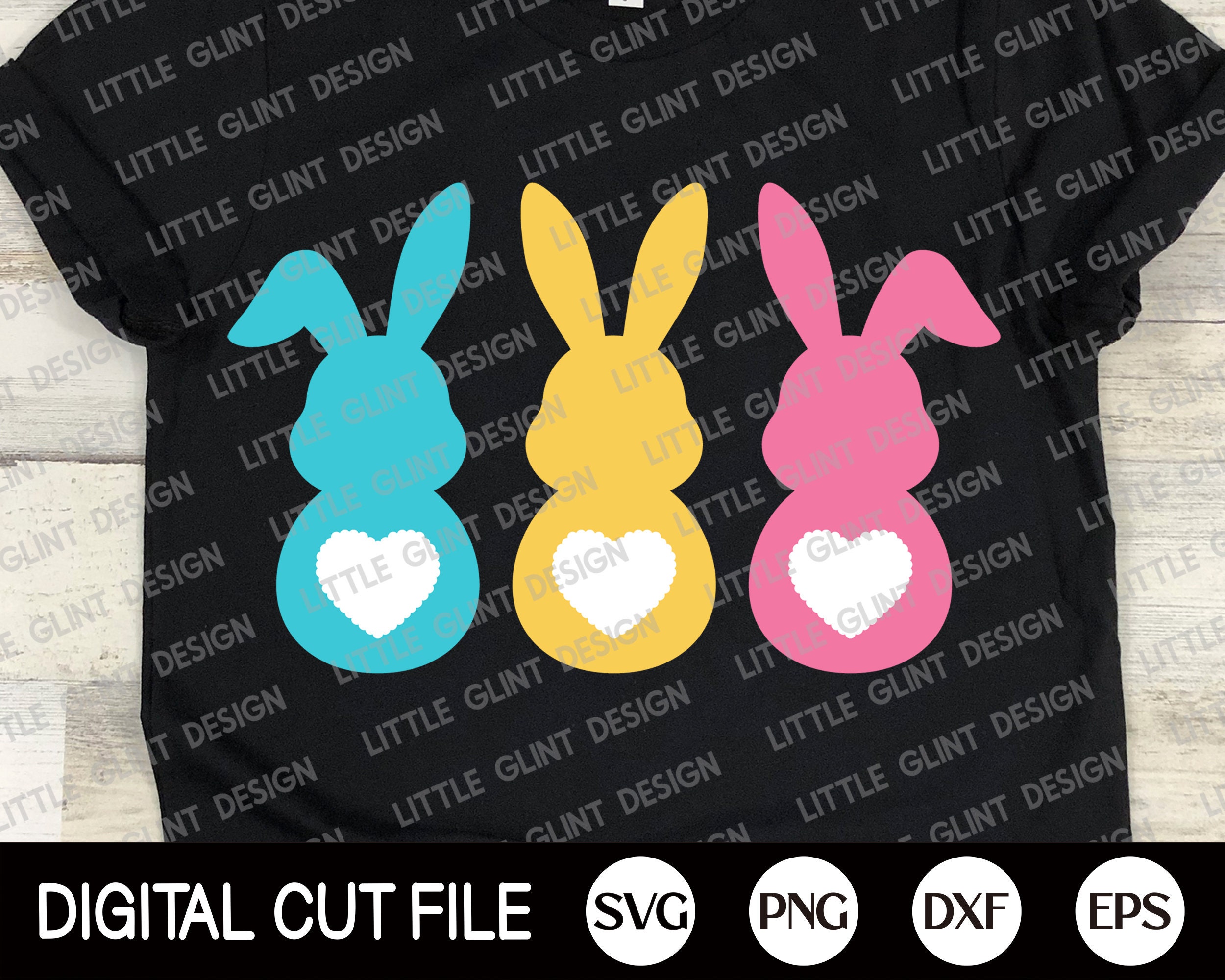 Bunny Svg Bundle Easter Svg Bundle Happy Easter Svg bunny | Etsy
