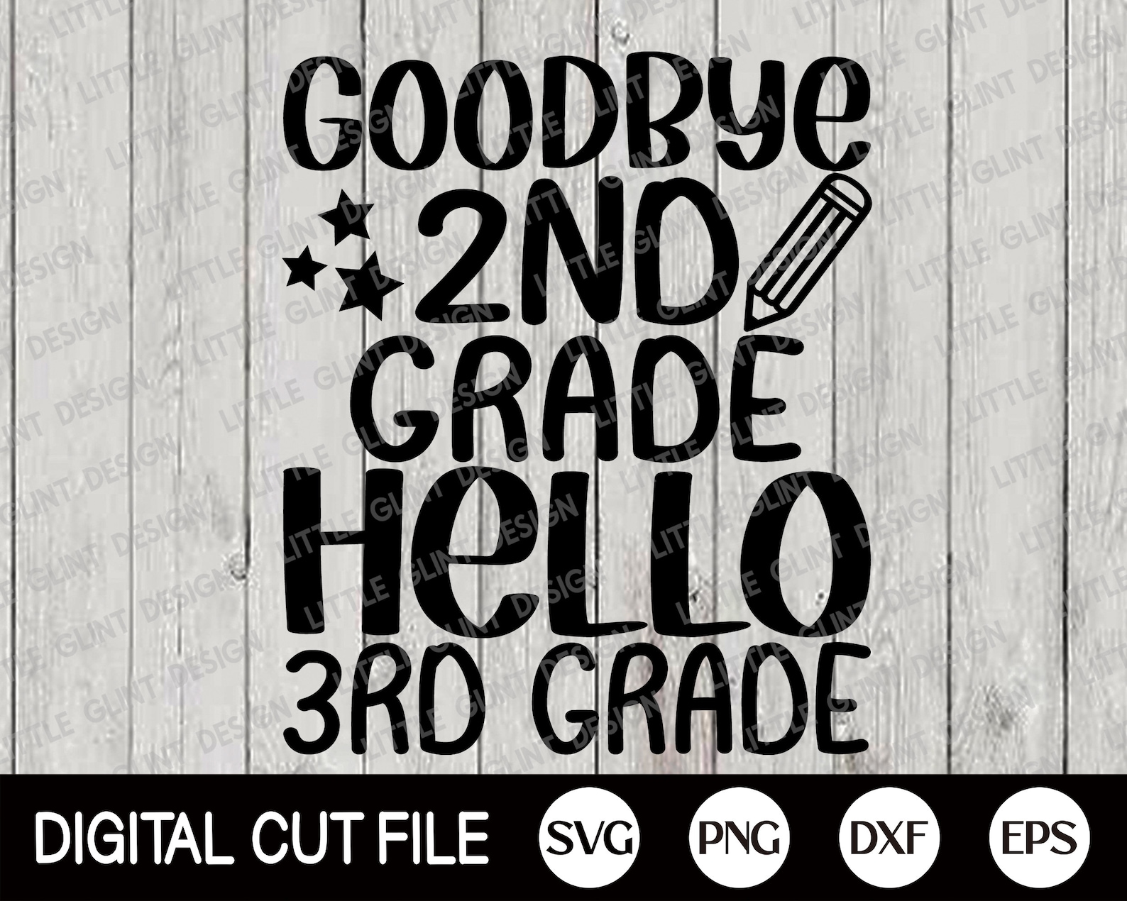 Goodbye 2nd Grade Hello 3rd Grade Svg, 2nd Grade Shirt, Shcool Grade ...
